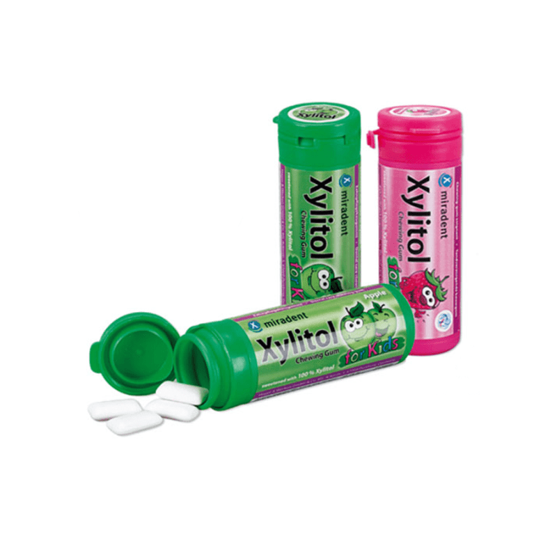Chicles con Xilitol Miradent para el cuidado dental
