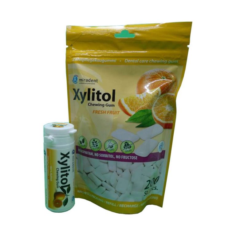 Chicles con Xilitol Miradent para el cuidado dental